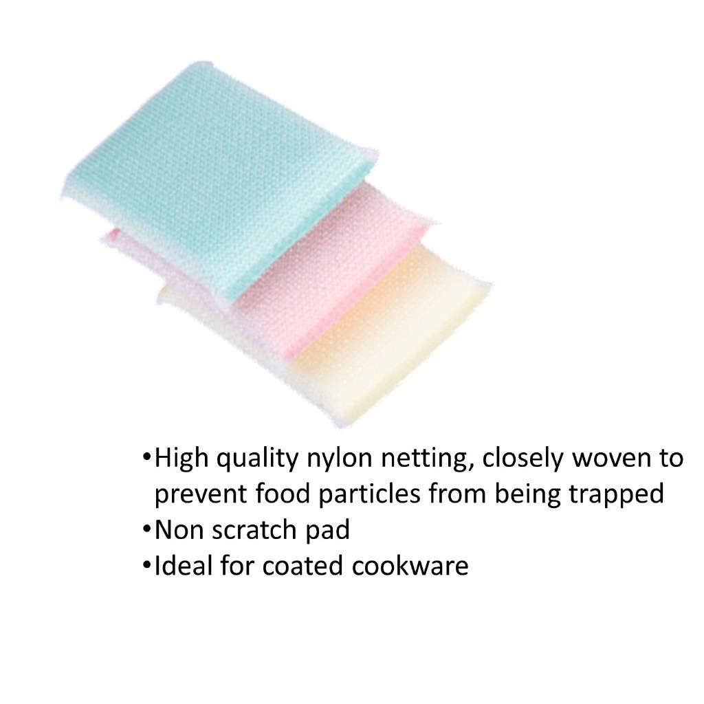 3M Scotch Brite All Purpose Cleaning Net Sponge (3pc / pack) | Shopee ...