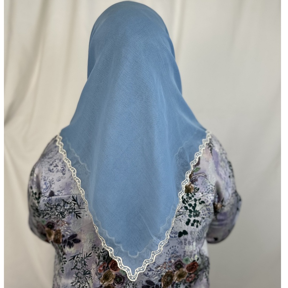 Tudung Bawal Sulam Cotton SOPHIA Embroidery Premium Plain Scarf ...