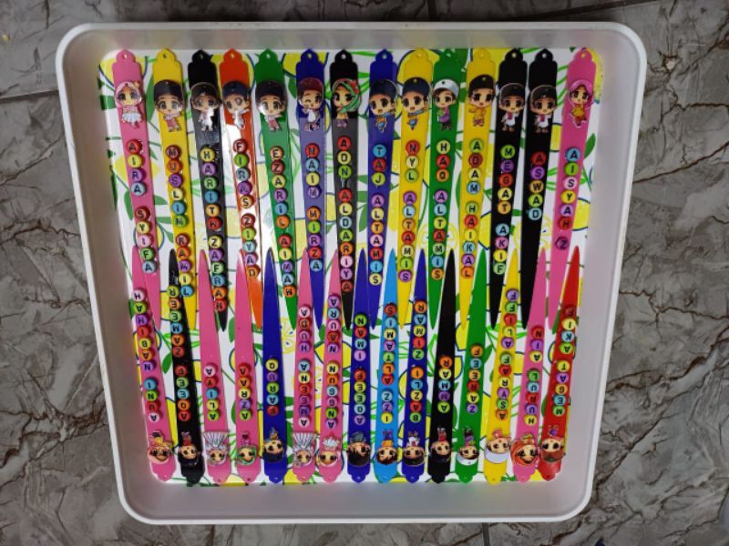 Huruf bulat colorfull 7x4cm 50pcs | Shopee Malaysia