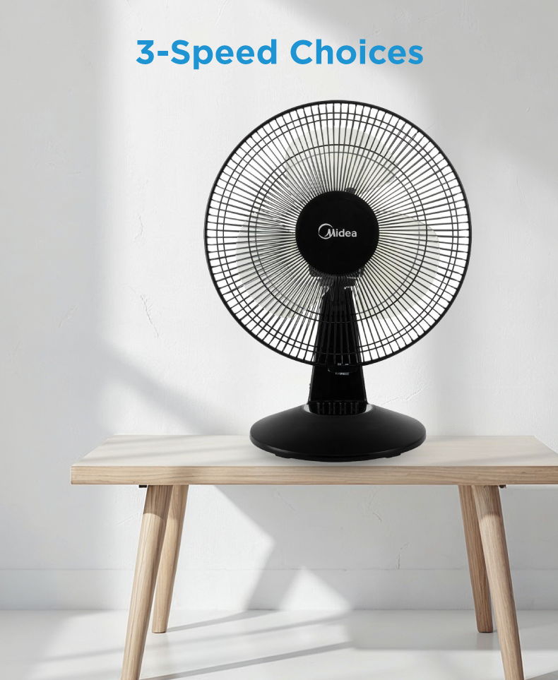 Midea MF-12FT16JC 3 Speed Choices 12 Inch Table Fan / Fan | Shopee Malaysia