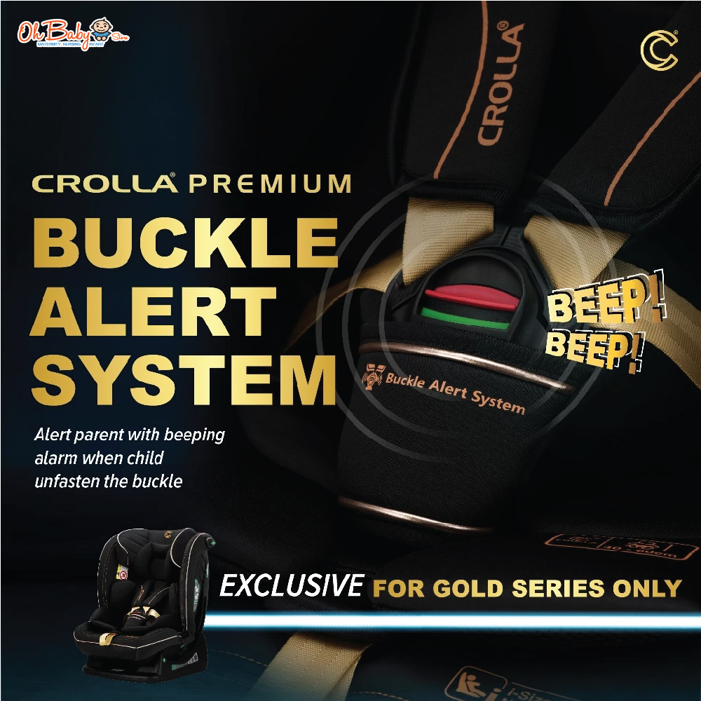 Crolla Alpha R129 Convertible Car Seat (Newborn to 150cm) | Shopee Malaysia