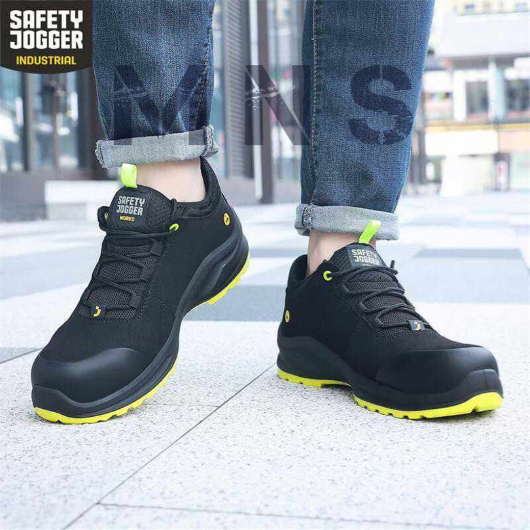 Safety Jogger MODULO [ BLACK ] Low-Cut S3S ESD Lightweight Unisex ...