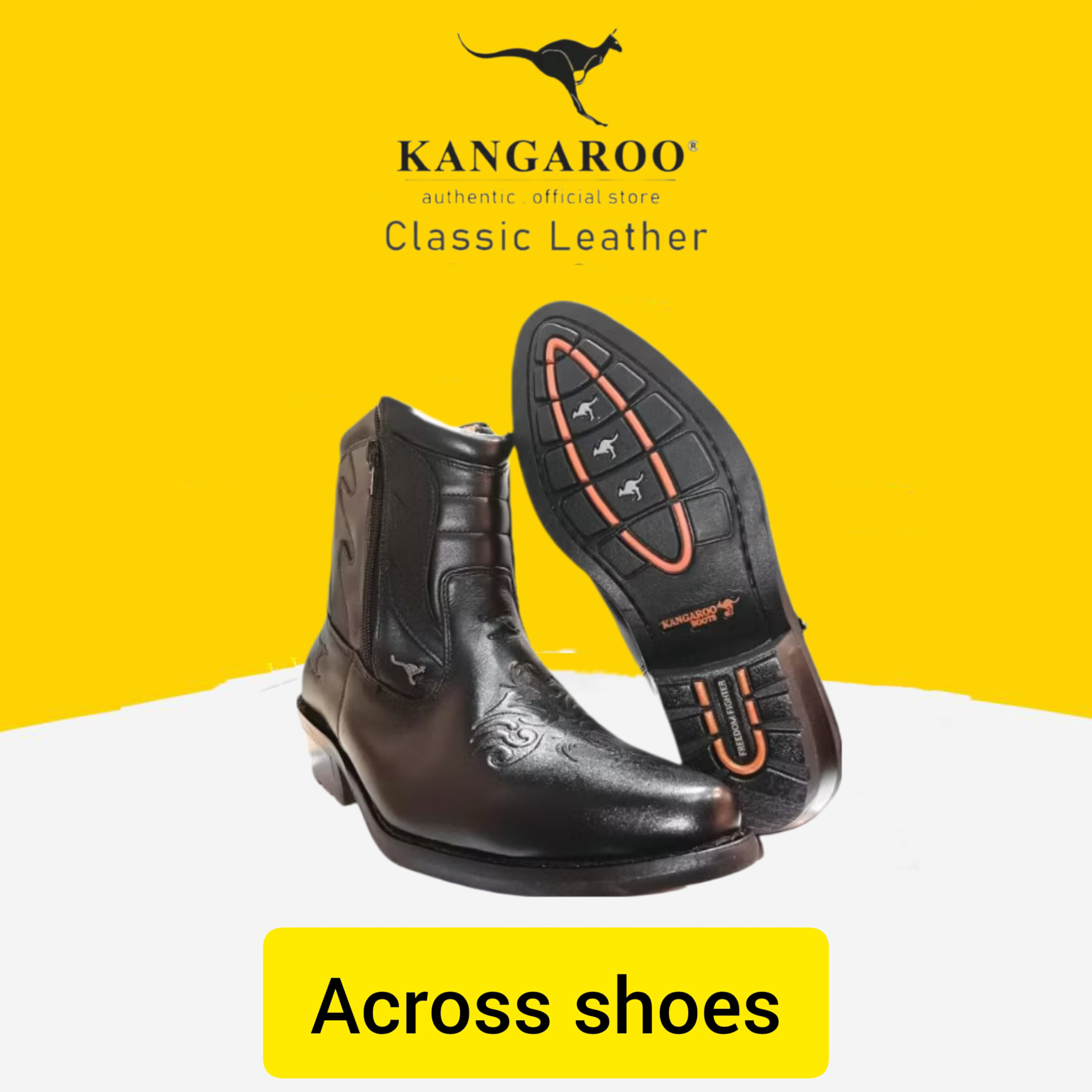 💯 ORIGINAL KANGAROO FULL LEATHER men shoe KGC-8370 kgc | Shopee Malaysia