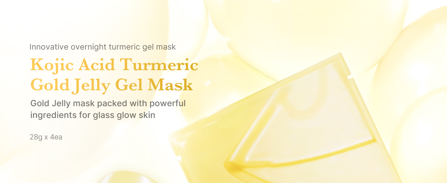 [medicube official] Kojic Acid Turmeric Brightening Gel Mask (1ea / 4ea ...