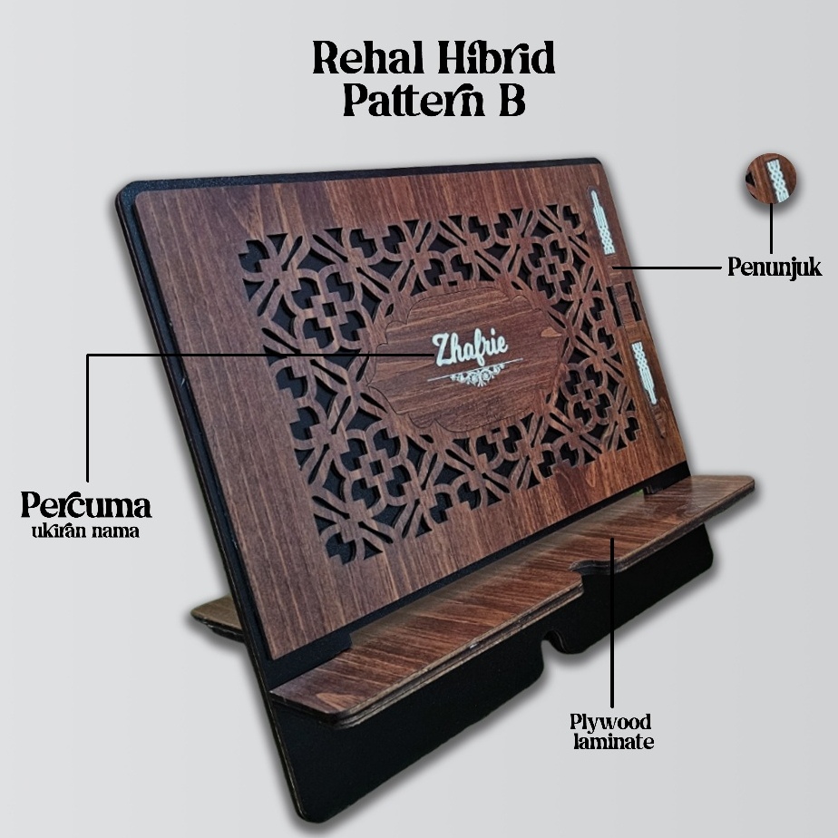 Rehal Hibrid | Rehal Adjustable | Rehal Boleh Ubah Kecondongan | Built ...