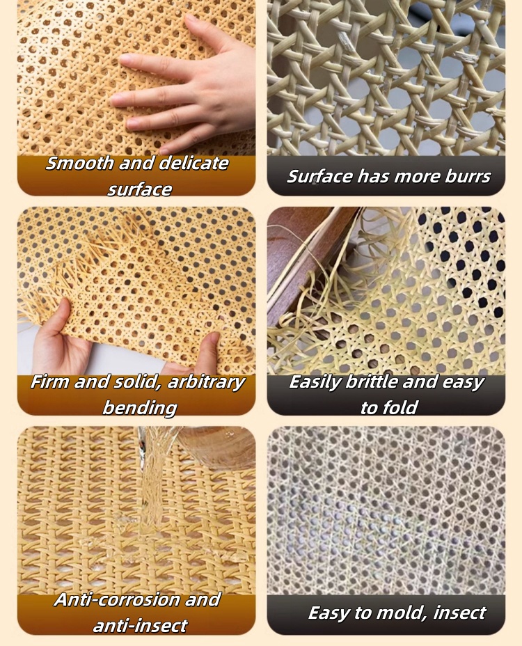 Rotan Anyaman/Rattan/Webbing Terbuka Rotan Sintetik PE/4 Saiz/Buatan ...