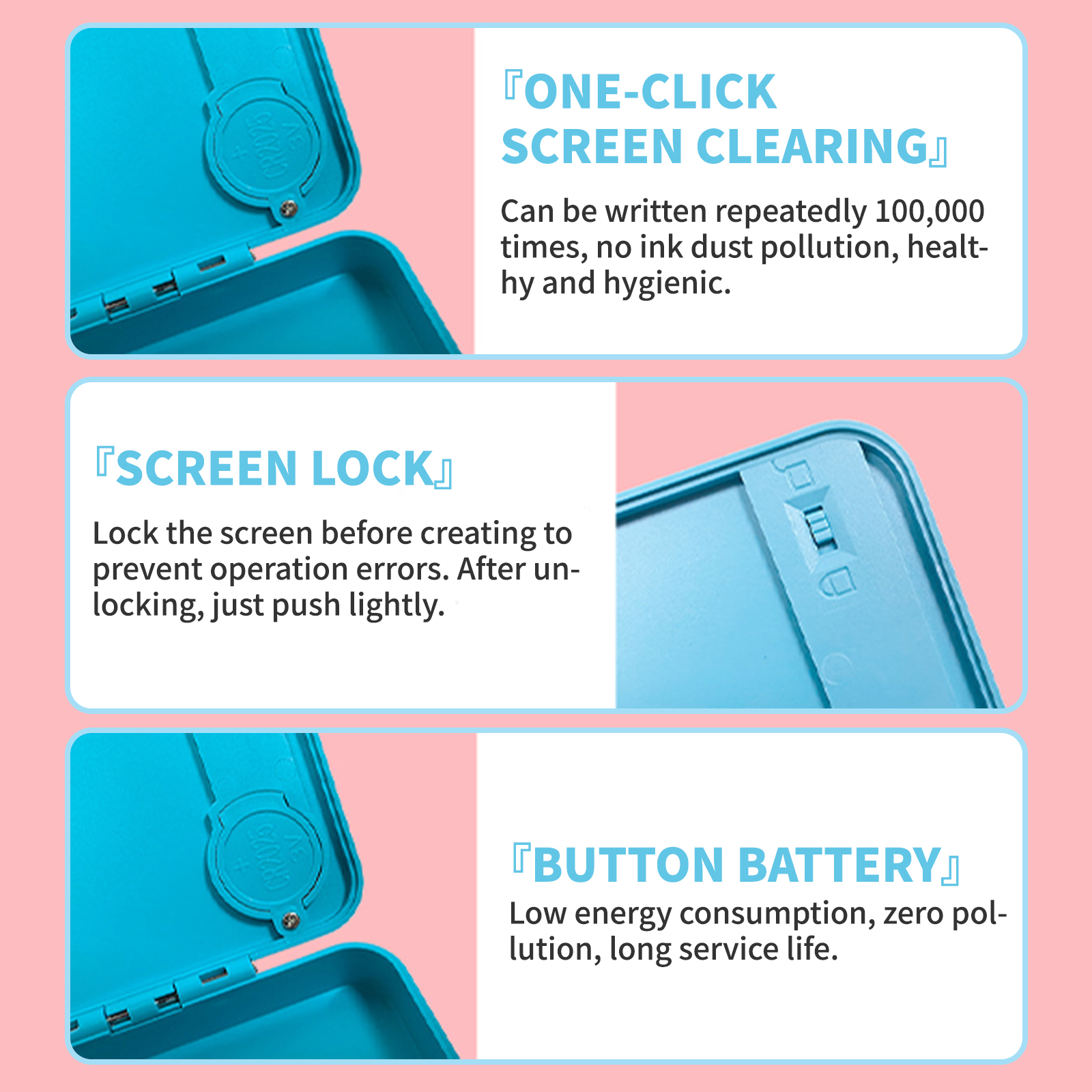 LCD Handwriting Board Stationery Box Students creative pencil case ...