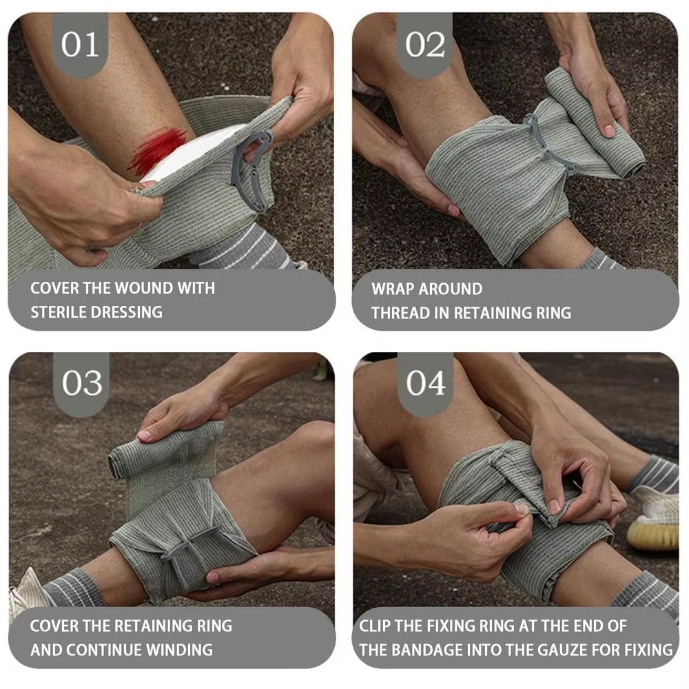 Trio Ninja Outdoor Emergency Bandage Trauma Dressing First Aid ...