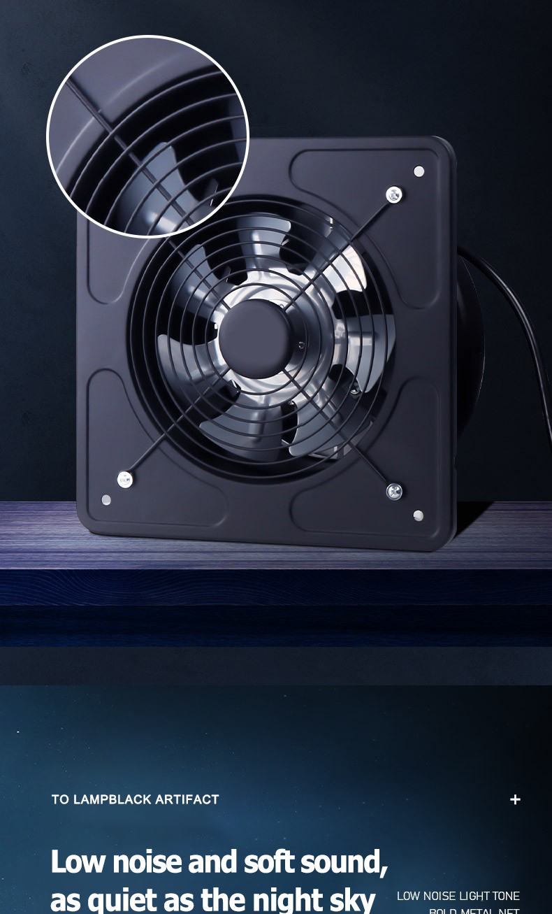 Portable Exhaust Fan 4/6/8/10/12 Inch Powerful Household Industrial ...