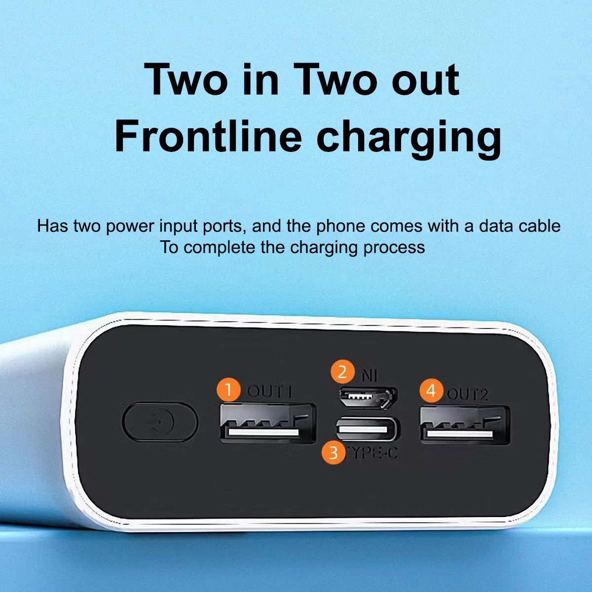 DOSEN Power Bank K7 Fast Charging Four USB Portable Digital Display ...