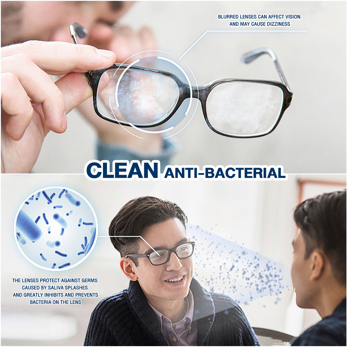 【Agate Design】 100PCS Glasses Anti Fog Wipes Anti Fog Wipe Kertas Lensa ...