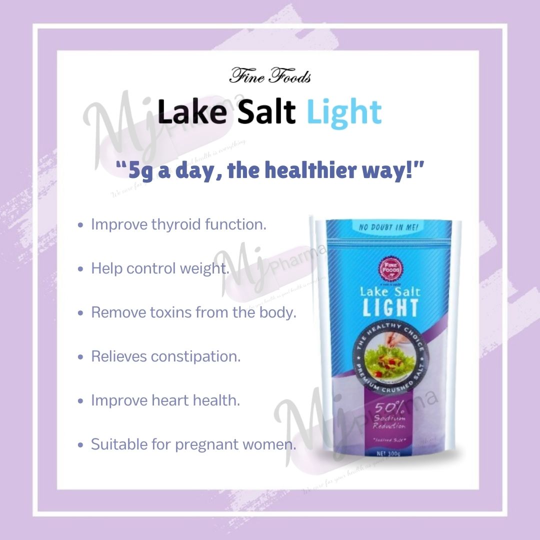 Fine Foods Lake Salt Light Premium Crashed Iodized Salt 300g iodine ...