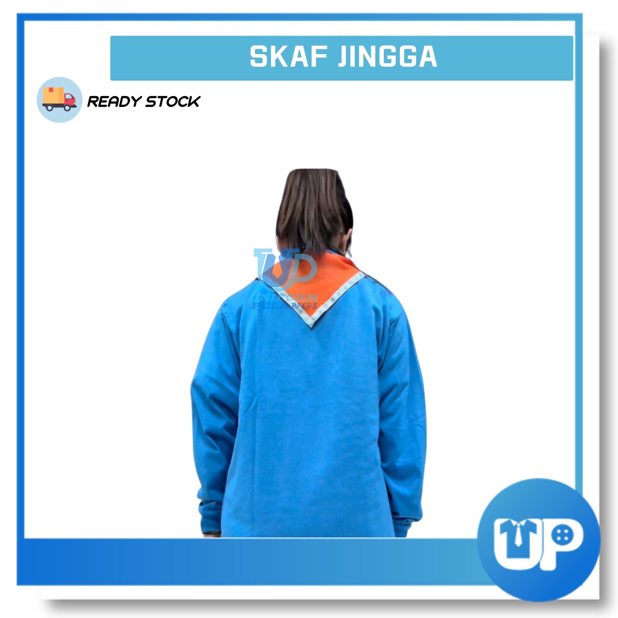 Skaf Jingga (Tadika/Taska) Scarf with Logo PPPM Skaf Persatuan Pandu ...