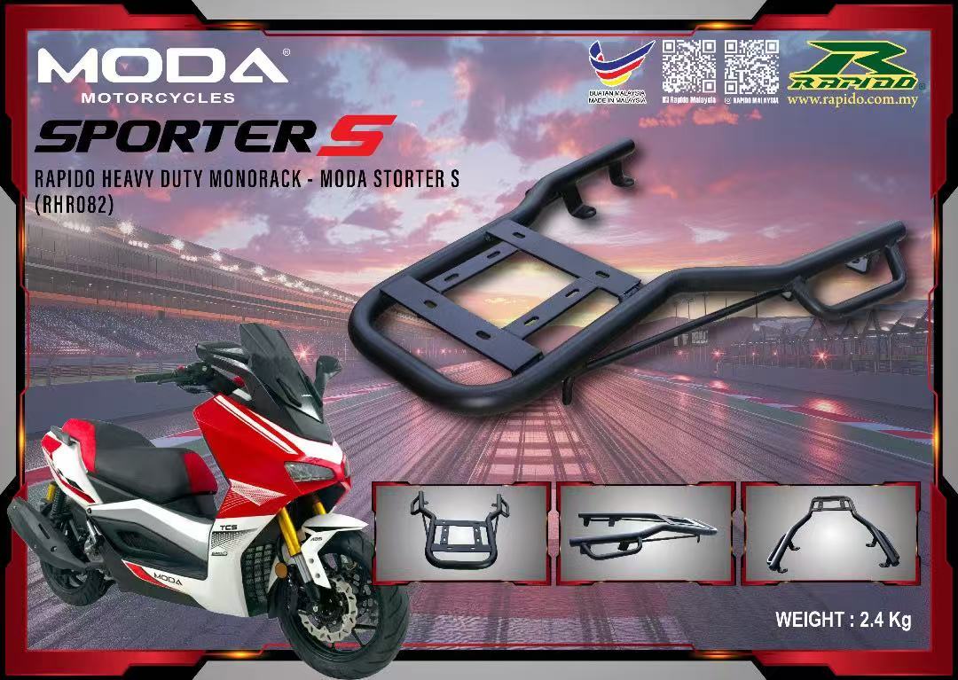RAPIDO Rear Rack MODA Sporter S Heavy Duty Monorack Sporter S 250 Mono ...
