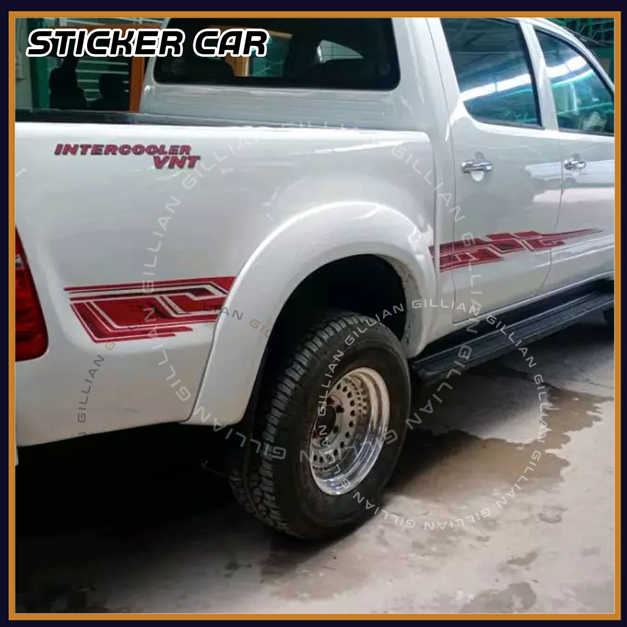 Toyota Hilux Sticker Body Car Side Pintu Lining Accessories Vigo Revo ...