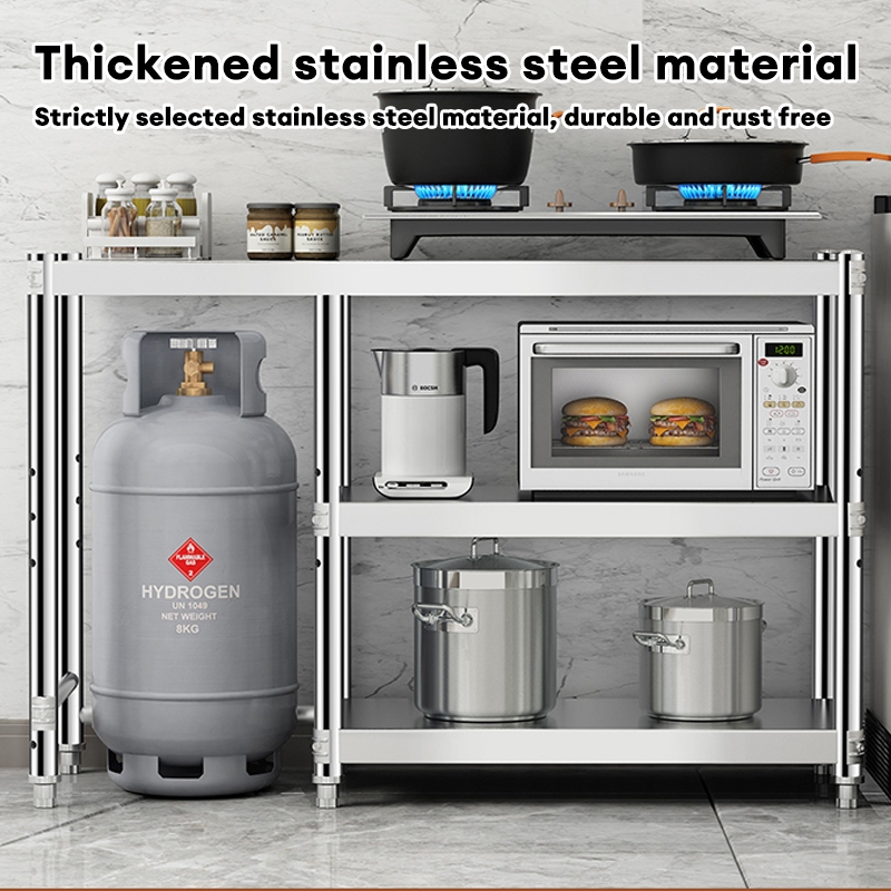 Gas Rack/Kitchen Stove Rack/cabinet dapur/rak dapur gas Stainless Steel ...