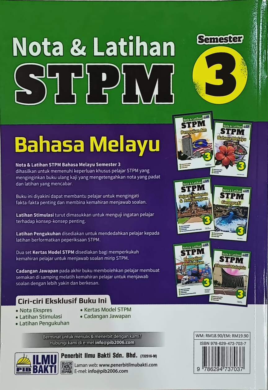 NOTA & LATIHAN STPM BAHASA MELAYU SEMESTER 3 | Shopee Malaysia