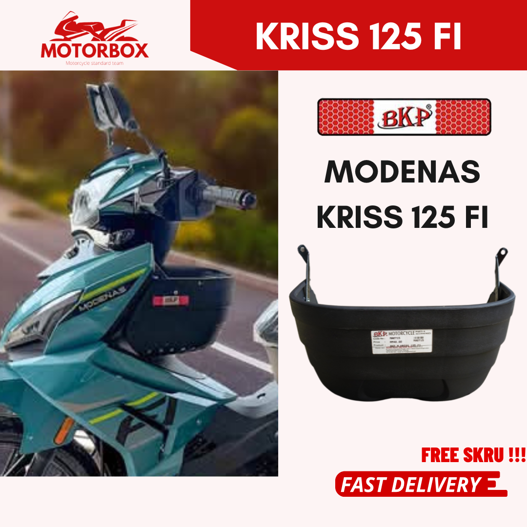 BKP KRISS 125 FI PLASTIC BASKET PVC BAKUL RAGA BAKUL MOTOR MODENAS ...