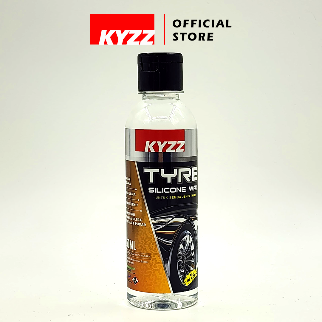 KYZZ Tyre Silicone Wax 100% Pure Silicone Polish Tayar Tyre Shine ...