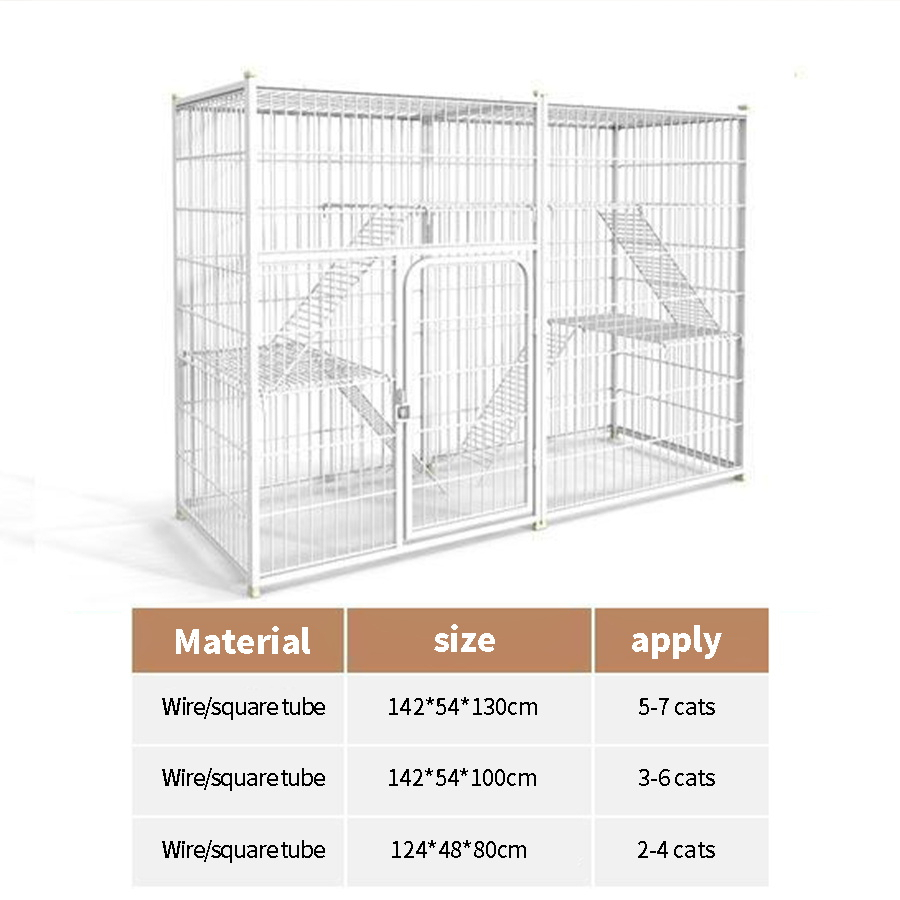 Sangkar Kucing Besar Murah 4 Tingkat 2 Level Cat Cage Big Size Large ...