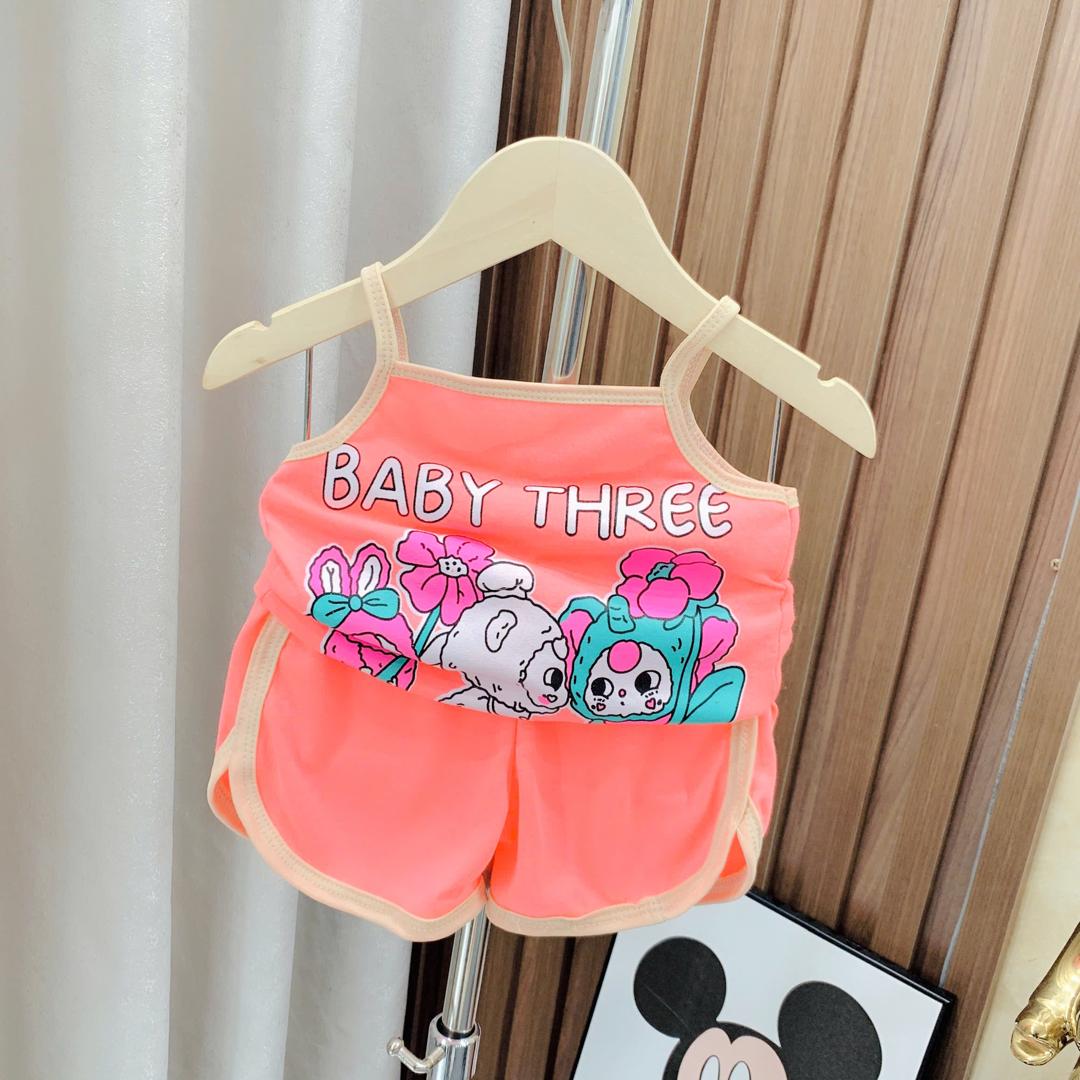 7-18KG/ SINGLET SET BABY GIRL 6M-5YEARSUMMERWEAR GIRL FASHION | Shopee ...