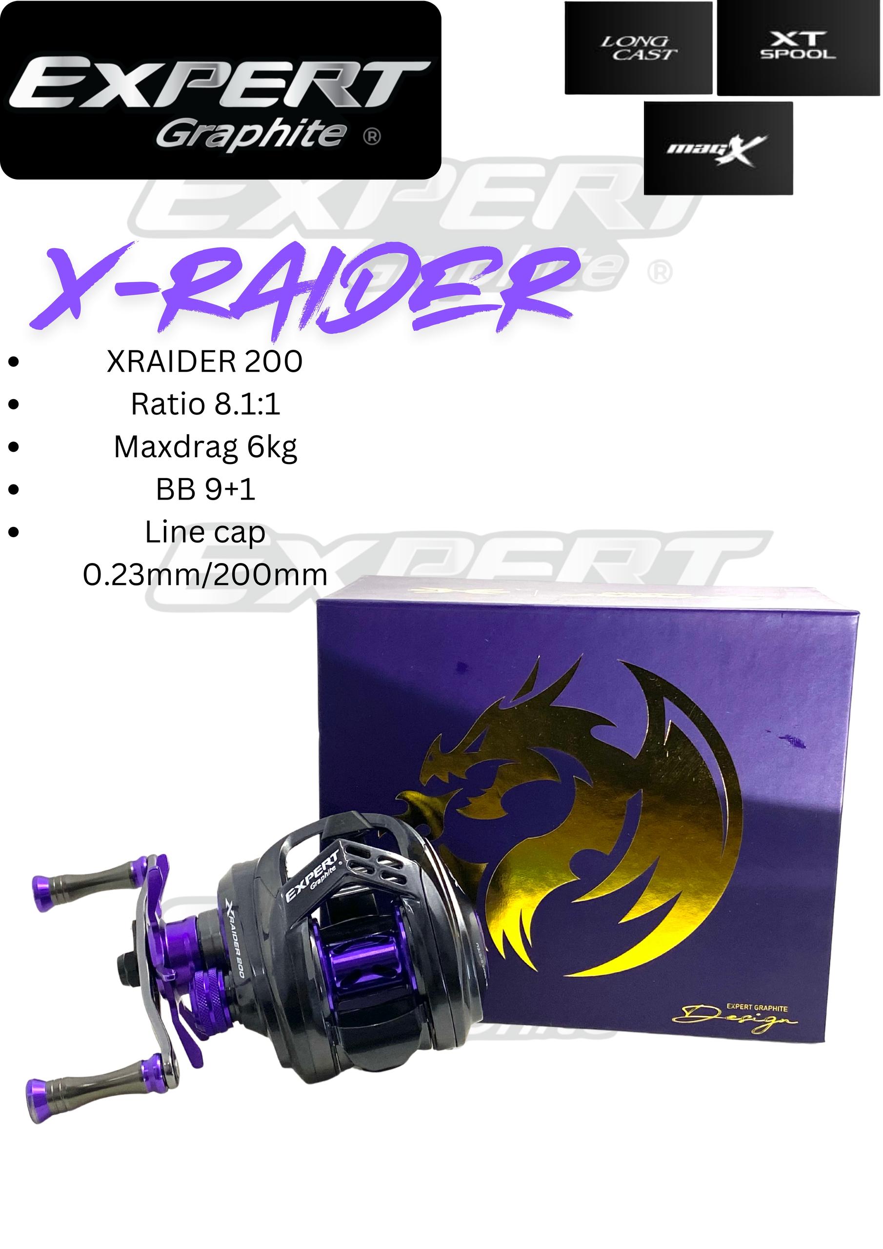 EXPERT GRAPHITE X RAIDER BAITCASTING REELS | Shopee Malaysia