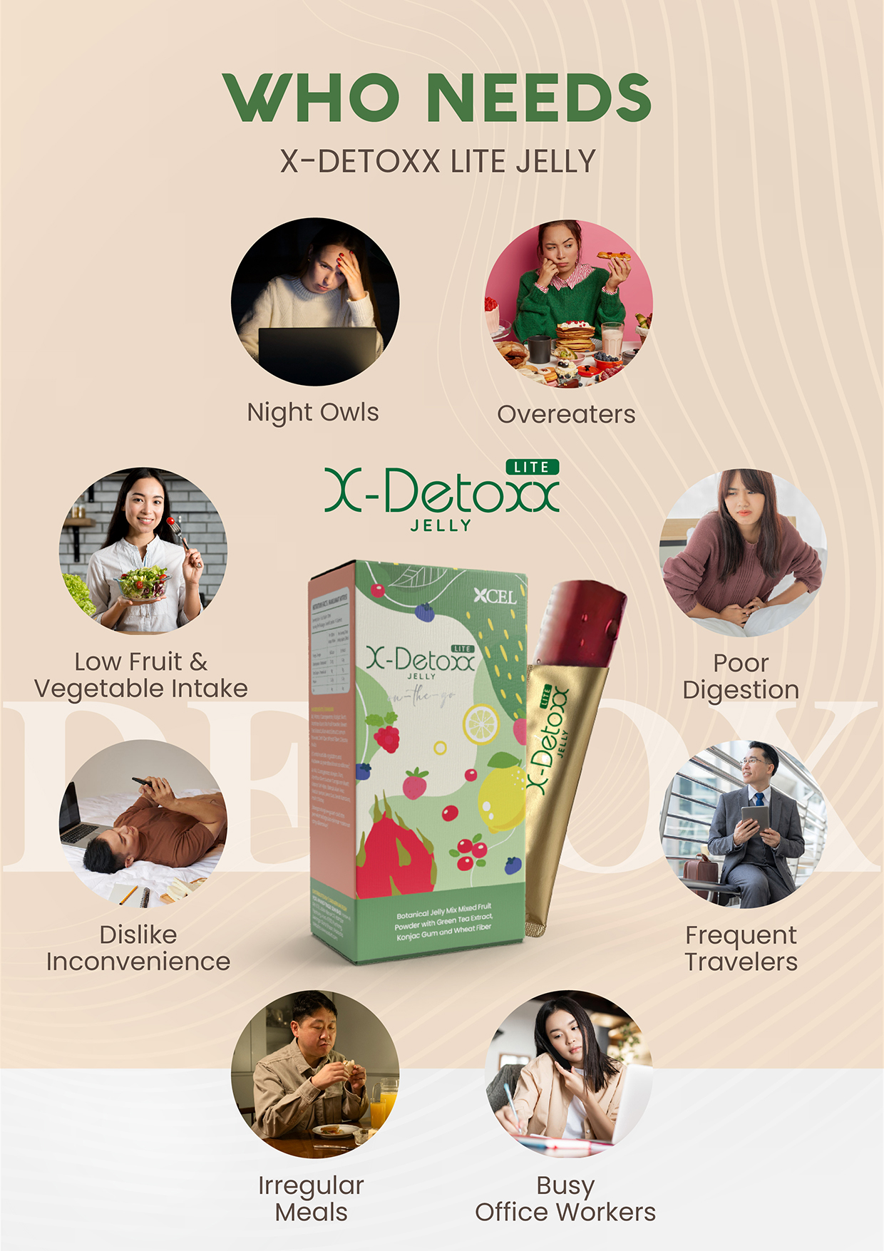 X-Detoxx Lite Jelly GMP,MeSTI,LAB Test Certified Slimming,Relieve ...