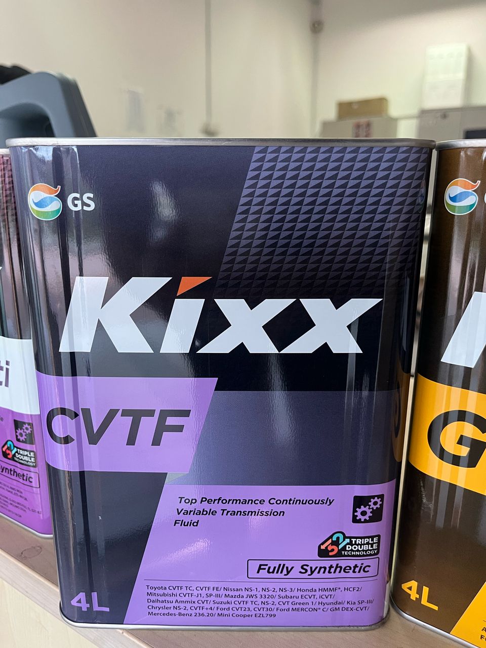 100% KIXX FULLY SYNTHETIC CVTF AUTO TRANSMISSION FLUID 4 LITRE | Shopee ...