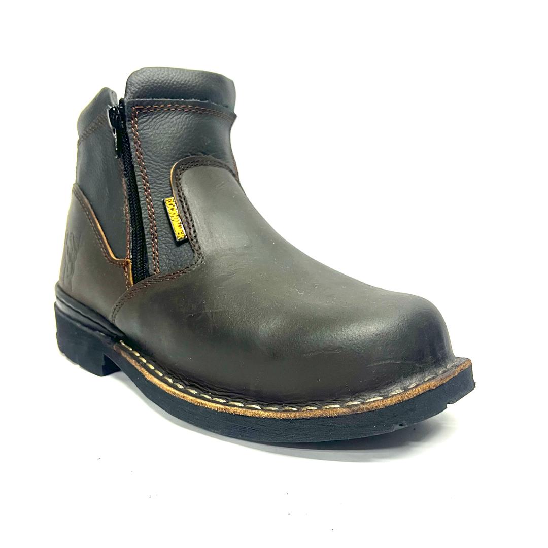 ORIGINAL ROCK HAMMER SAFETY SHOE/BOOT MID HIGH CUT DOUBLE ZIP/KASUT ...