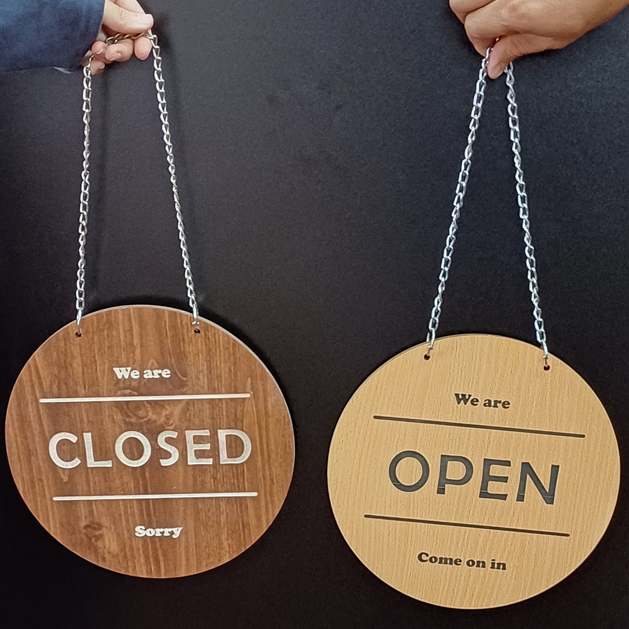 Sign Open Close Indoor signage Papan Tanda Buka Dan Tutup 25cm | Shopee ...