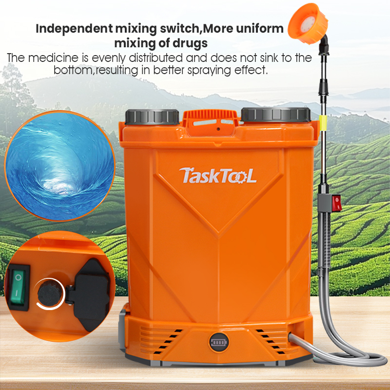 TASKTOOL 20L Electric Knapsack Sprayer Pump / Pam Racun Bateri Pump ...
