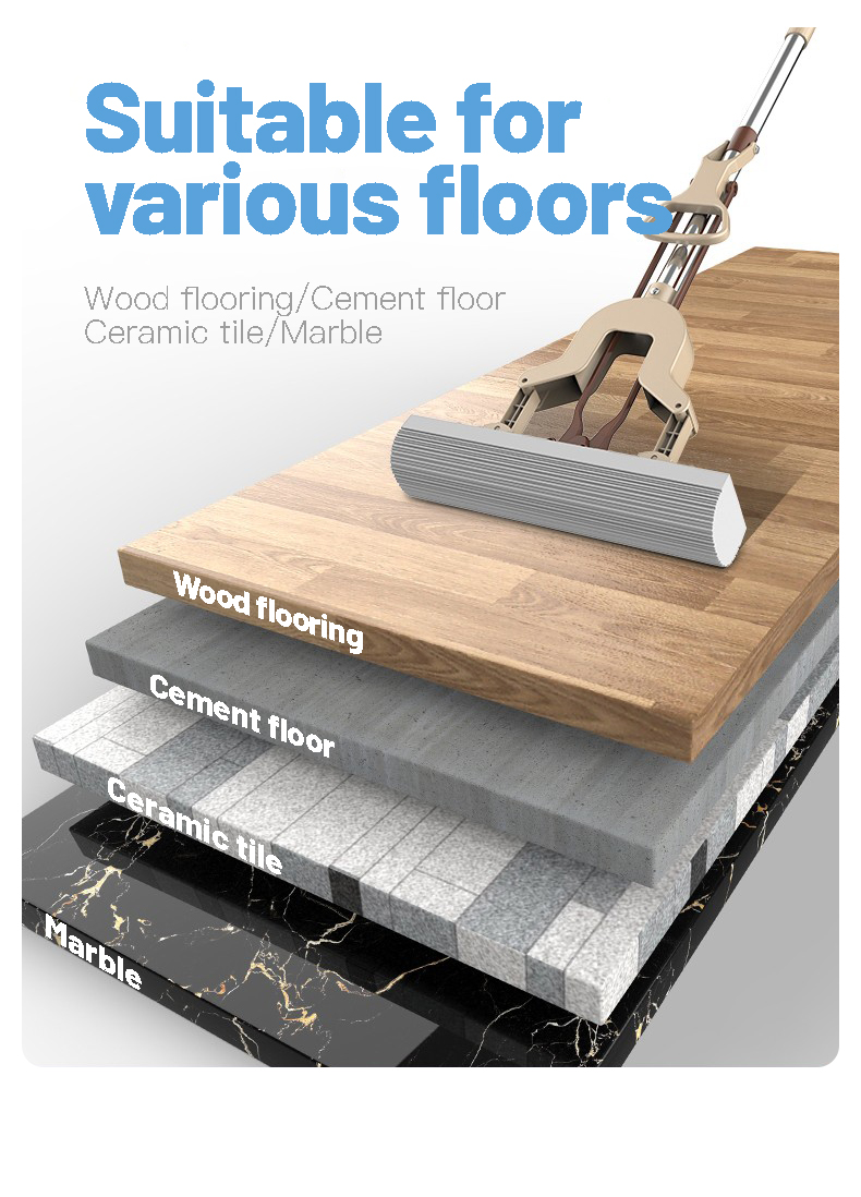 GIFT Mop For Floor Mop With Squeezer Heavy Duty Map Cleaning Floor Mop ...