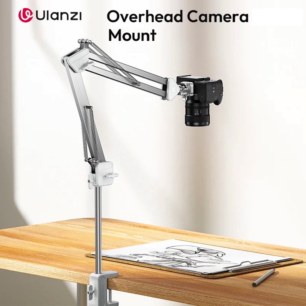 Ulanzi TH04 Overhead Quick Release Desktop Table Stand Clamp Mount for ...