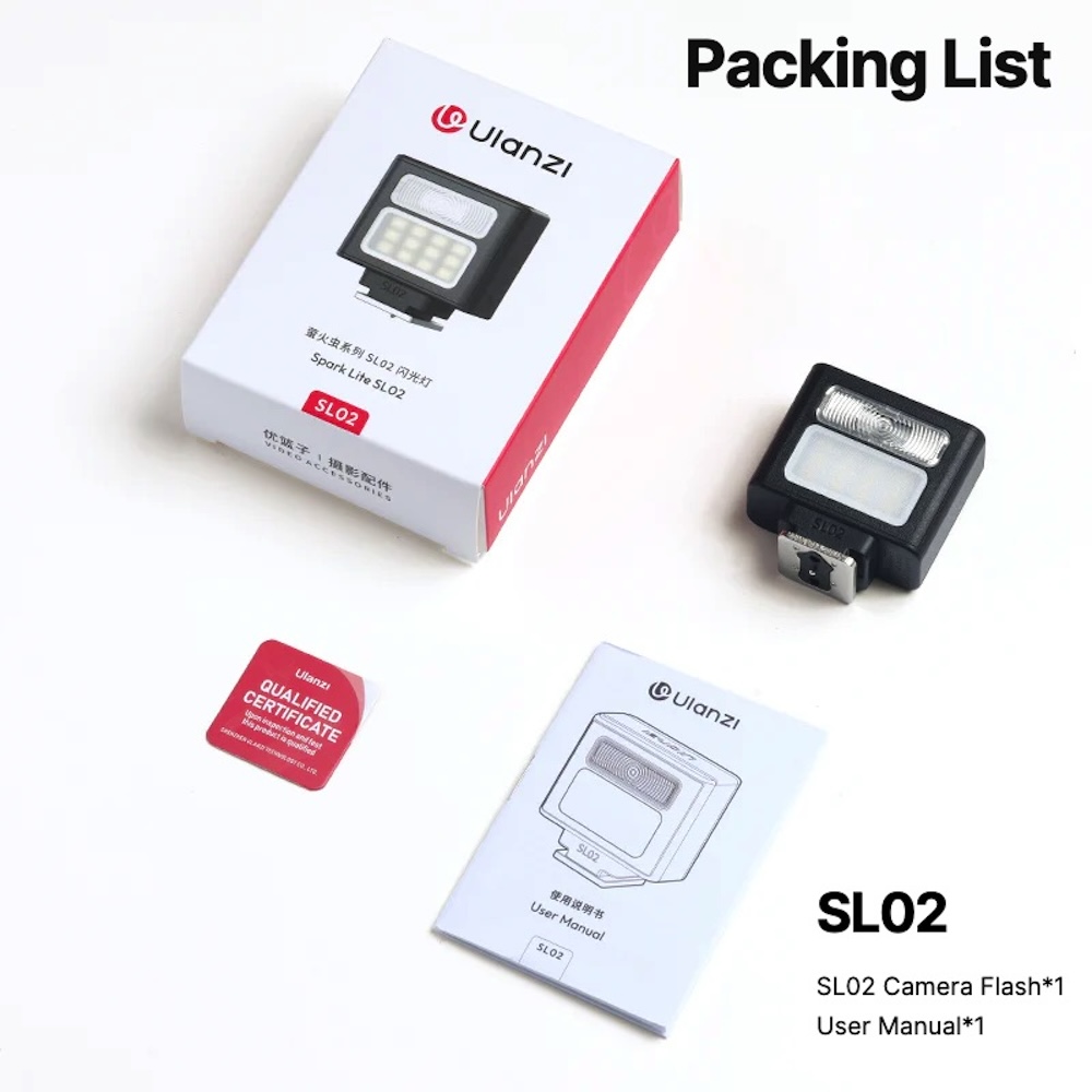 Ulanzi SL01 / SL02 Spark Lite Speed Light Camera Flash for Sony Fujifilm Canon Olympus Pentax ...