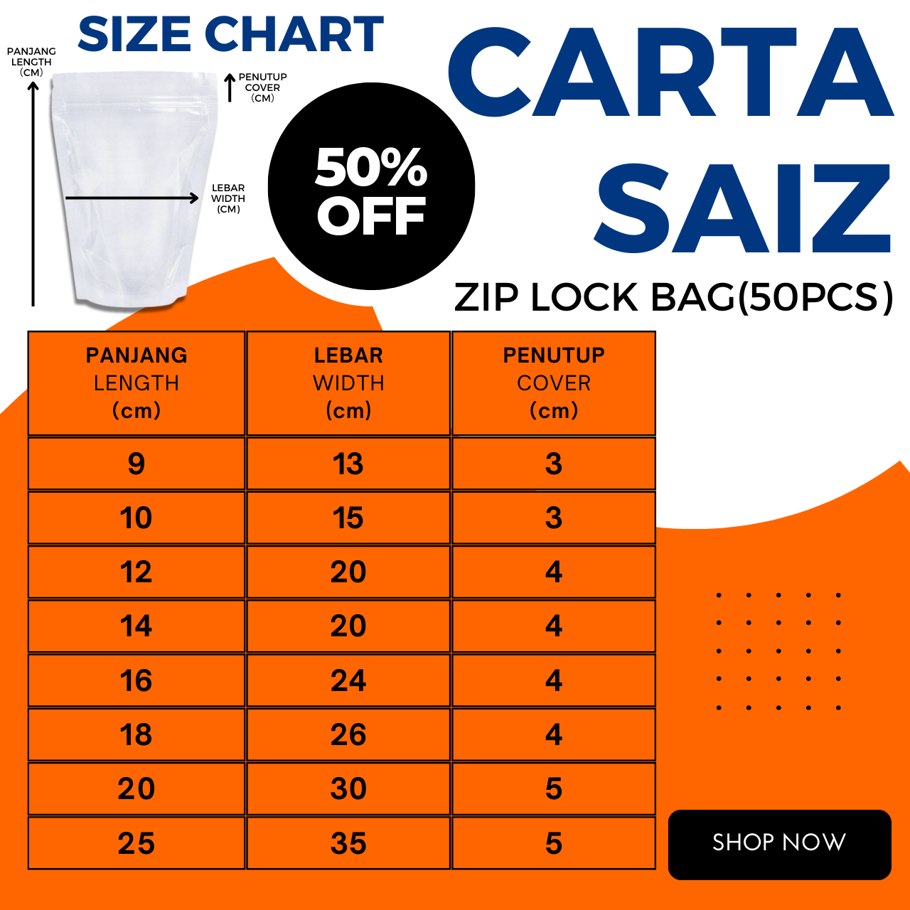 Metabox Transparent Zip Lock Plastic Bag Ziplock Storage Bag Plastik Kedap Udara Cookies Packing ...