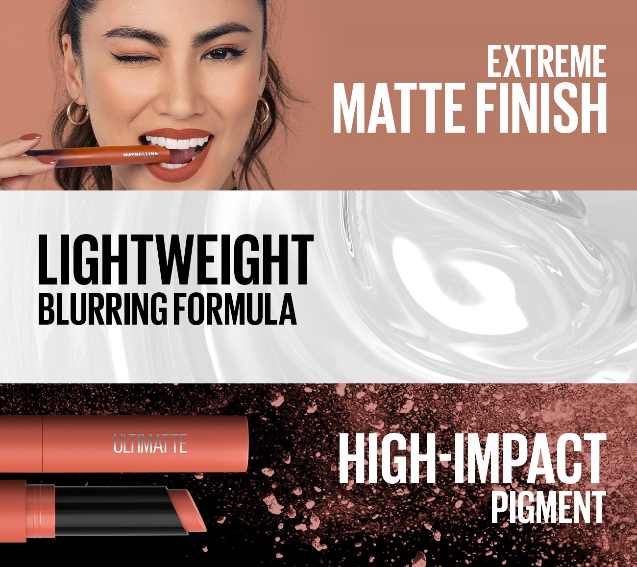 Maybelline Color Sensational Ultimatte Slim Lipstick - Extreme Matte ...