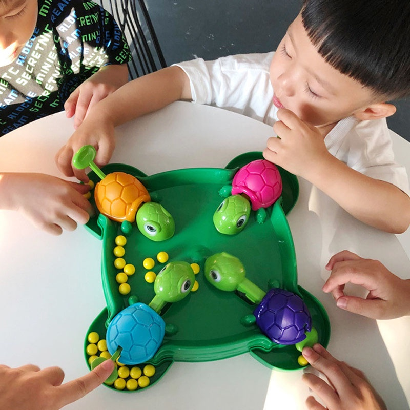 Board Game for Kids Turtle Eat Beans Toy Puzzle Interactive Eat Ball ...