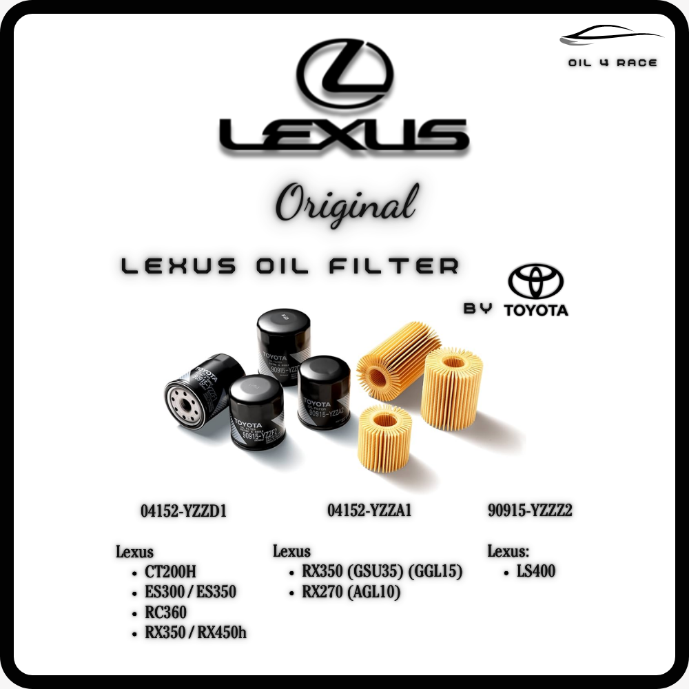 Genuine LEXUS Oil Filter BY Toyota (Original) | Shopee Malaysia