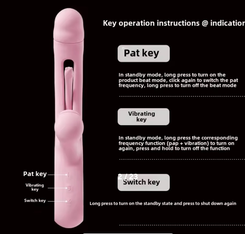Vibrator Impact Swing Flapping Vibrating Suction Fluttering Motion Pleasure Device Sensational ...