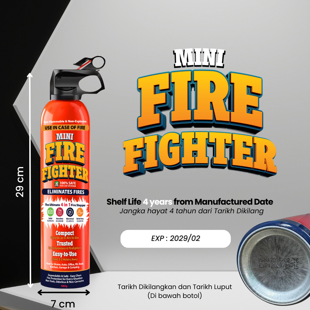 New Technology 4 in 1 Mini Firefighter Water-Based Portable Fire ...