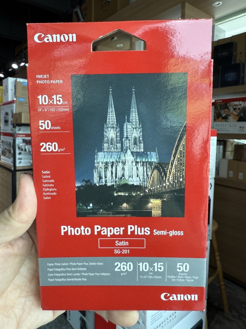 Canon SG-201 (4R) Satin Semi Gloss Plus 50pcs 260gm2 10x15cm photo ...