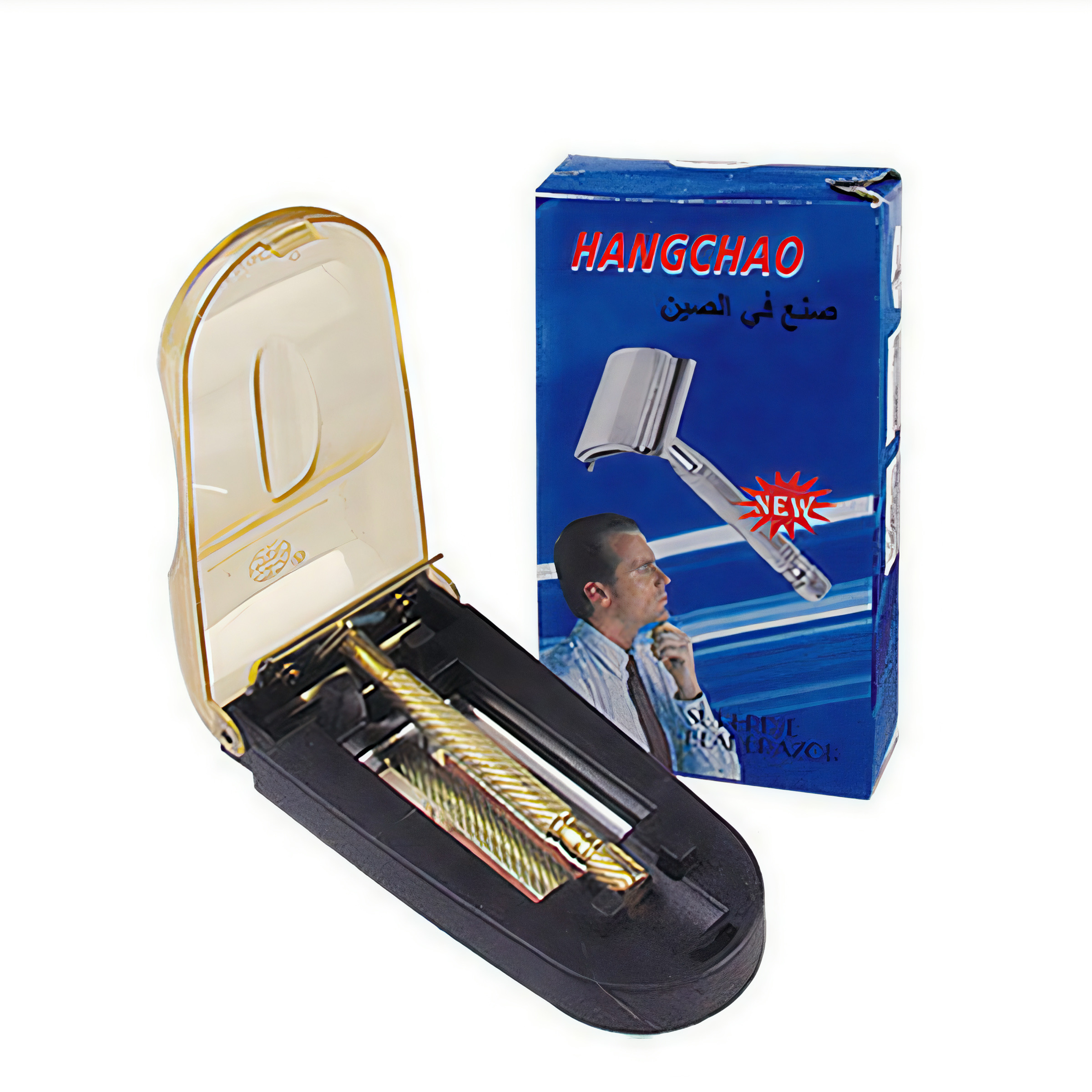 4 pcs Safety Handheld Manual Shaver Double Edged Blade Razor / Pencukur ...