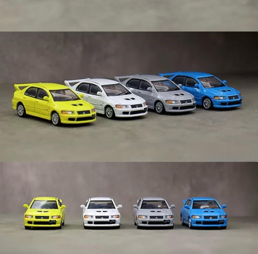 JKM 1/64 Mitsubishi Lancer Evolution 7 Evo Diecast Model Toy Car ...