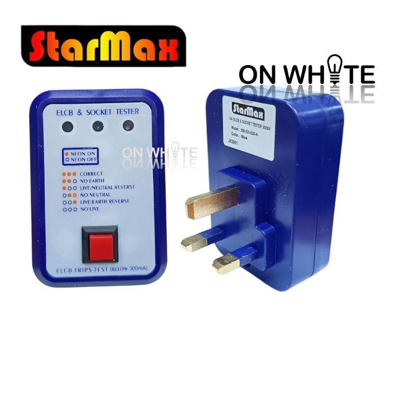 13 AMP ELCB & PLUG SOCKET TESTER / RING MAIN TESTER | Shopee Malaysia