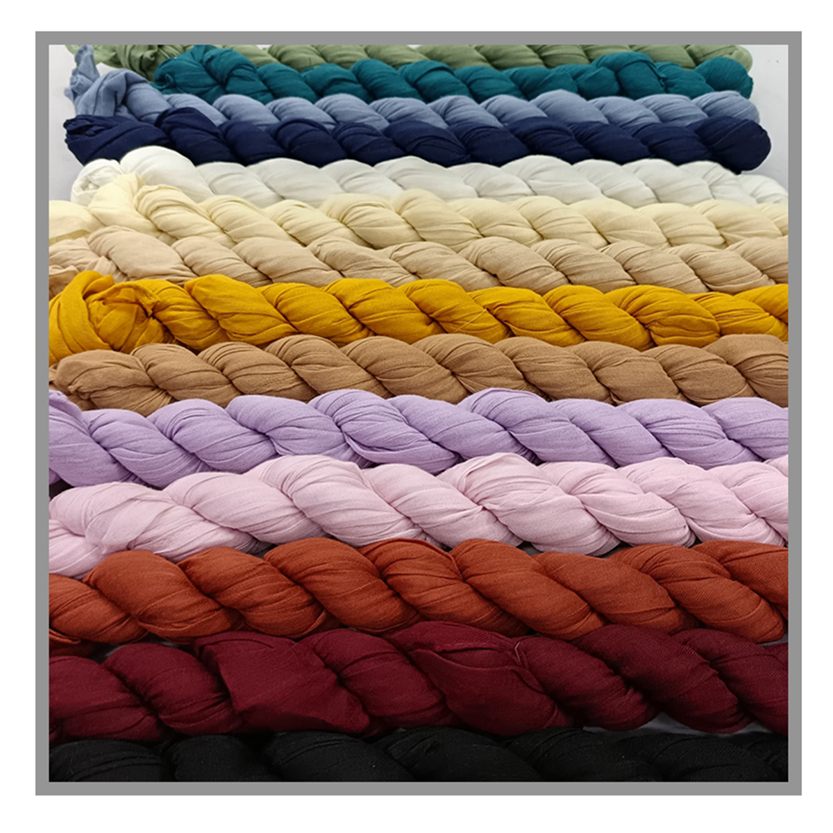 ACEVE DREAM READY STOCK Crumpled Table Runner Cheese Cloth Wrinkle ...