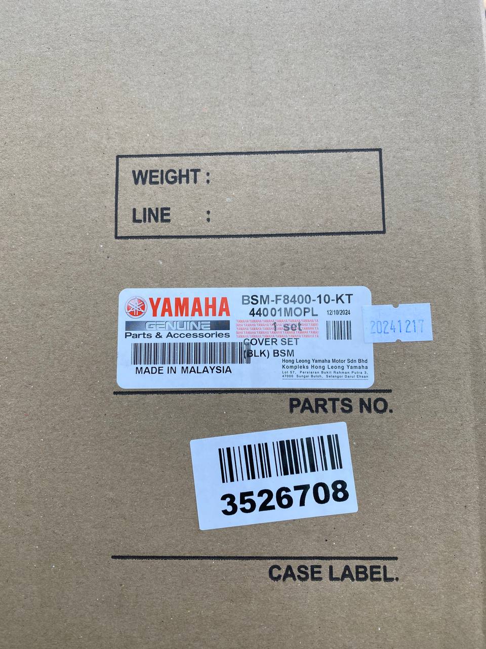 INNER PANEL LENGKAP ORIGINAL YAMAHA Y16 V1 V2 ABS HLY / DOCTOR COMPLETE ...