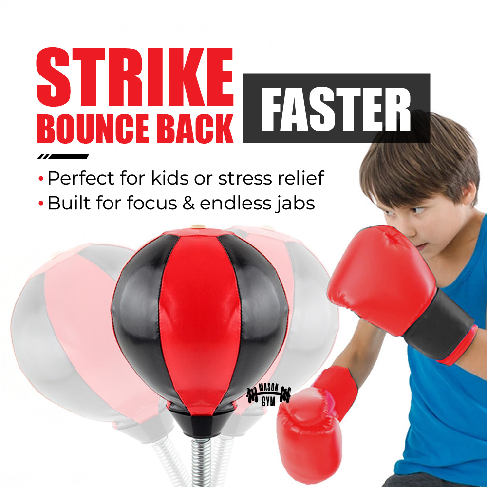 Boxing Sandbag Adjustable Vertical Velocity Ball Bag Sports Goods ...