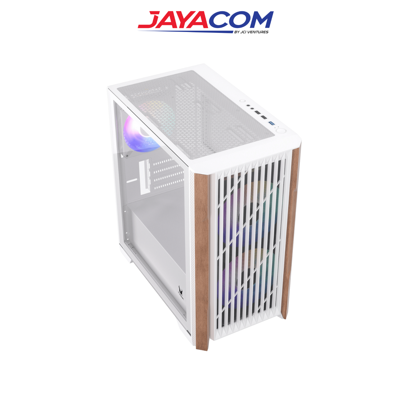 Invasion M-ATX W-2000 Gaming PC Casing Chassis – Black / White (Free 3x ...