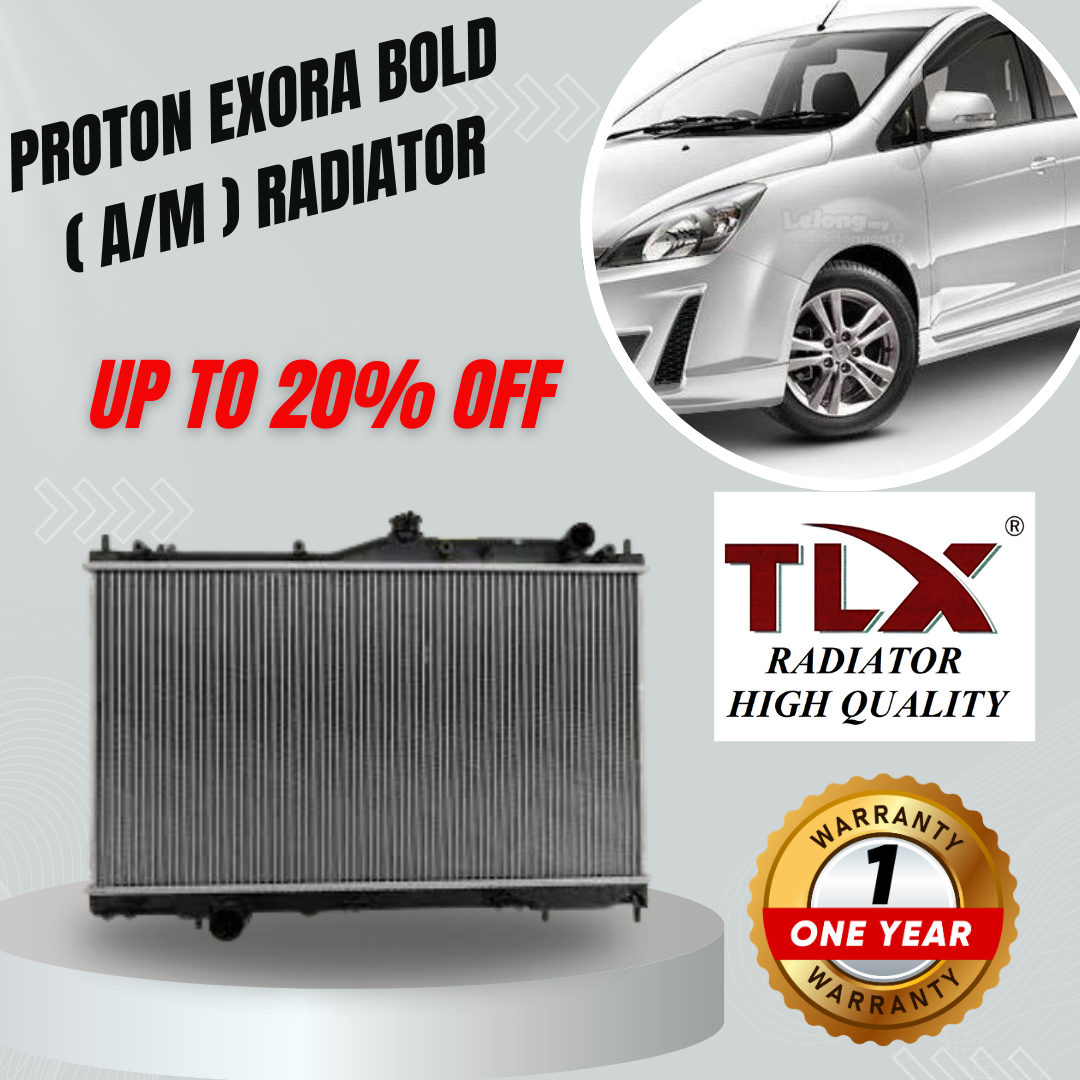 TANGKI AIR RADIATOR PROTON EXORA BOLD TURBO GOOD QUALITY RADIATOR ...
