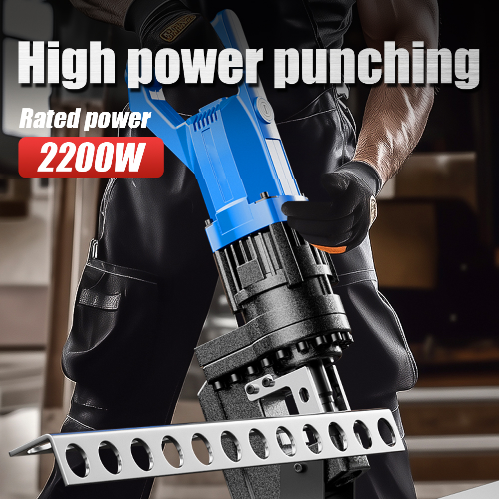 🔥5-year warranty🔥2200W Electric Punching Portable Puncher Hydraulic ...